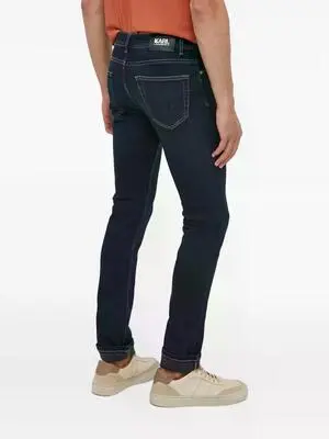 Karl Lagerfeld Logo Patch Jeans