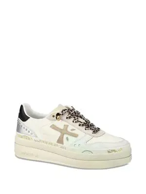 Premiata Leopard-print Platform Sneakers