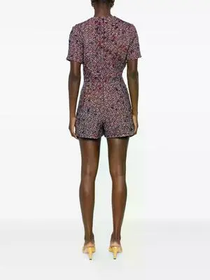 Gucci Buttoned Short-sleeve Playsuit