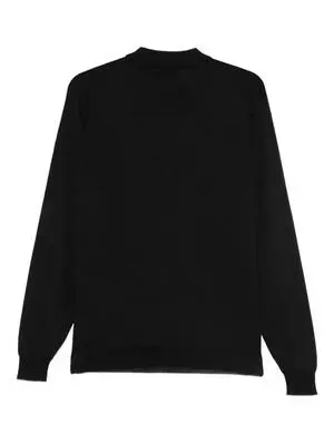 John Smedley Long-sleeved Polo Shirt