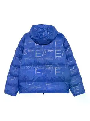 Emporio Armani Hooded Print Jacket