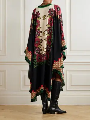 La DoubleJ Karis Printed Crepe Kaftan