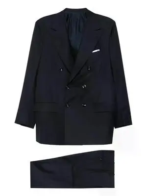 Kiton Double-breasted Wool Suit