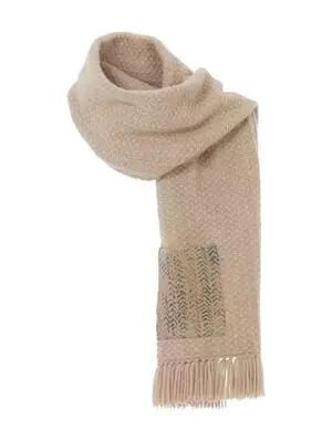 Giorgio Armani Fringed-hem Scarf - Neutrals