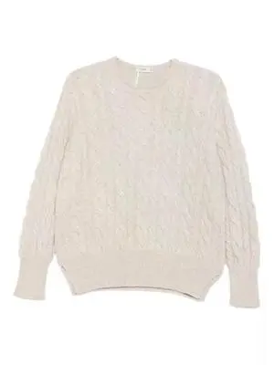 AGNONA Cable-Knit Sweater