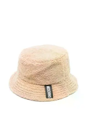 Moschino Textured Bucket Hat - Brown