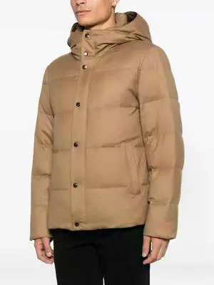 MONTECORE Virgin-wool Padded Jacket - Brown
