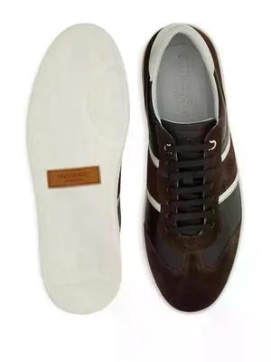 FERRAGAMO Panelled Sneakers - Brown