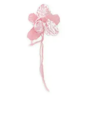 Alberta Ferretti Flower Brooch - Pink