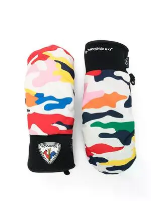 Rossignol X Jcc Camo-print Mittens - White