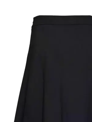 True Royal Flared Midi Skirt