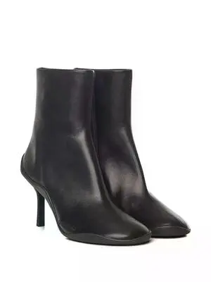 Balenciaga 80mm Square-toe Leather Boots