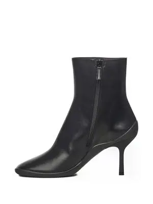 Balenciaga 80mm Square-toe Leather Boots