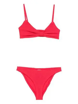 Hunza G Alicia Bow-effect Bikini - Red