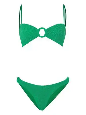 Hunza G Hoop-detail Bikini - Green