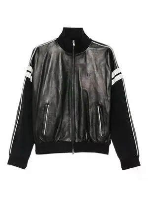 WALES BONNER Zip-fastening Leather Jacket