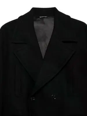 LES HOMMES Logo-plaque Pea Coat