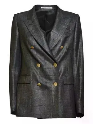 Tagliatore Double-breasted Check Blazer