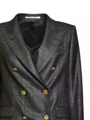 Tagliatore Double-breasted Check Blazer