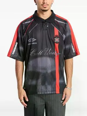UMBRO Graphic Polo Shirt - Black