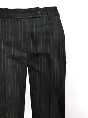 True Royal Pinstripe Flared Trousers