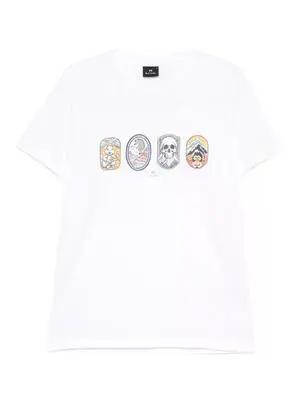 Paul Smith Badges Cotton T-shirt - White