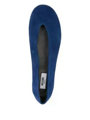 Moschino Suede Ballet Flats