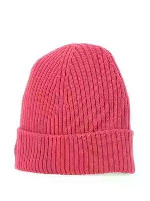 Lacoste Ribbed Logo-patch Beanie Hat