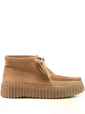 Clarks Torhill Moss Boots - Brown