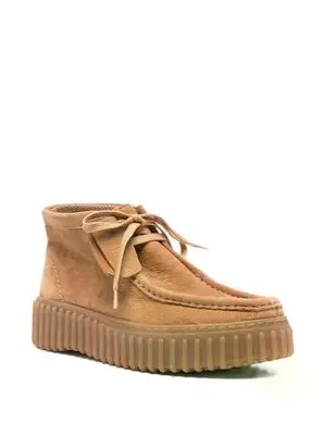 Clarks Torhill Moss Boots - Brown
