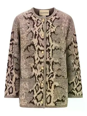 Valentino Garavani Animal Print Cardigans For Women