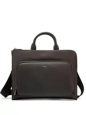Bally Leather-trim Briefcase - Grey