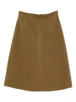 TELA Knitted A-line Midi Skirt