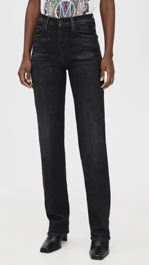 MOTHER The Rambler Zip Heel Jeans - Keep It Sharp