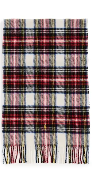 Polo Ralph Lauren Plaid Twill Scarf - Dress Stewart