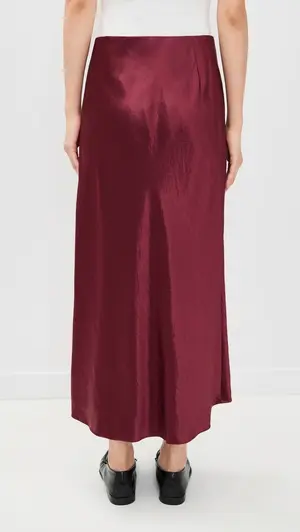 Vince Side Slit Slip Skirt