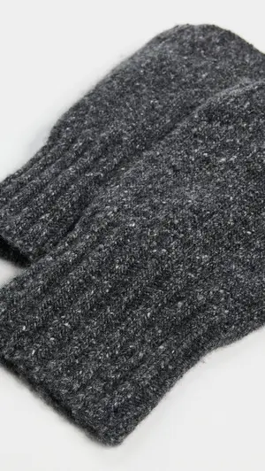 Vince Donegal Cashmere Knit Hand Warmers