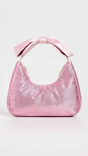 Stoney Clover Lane Rhinestone Embellished Bow Handle Bag