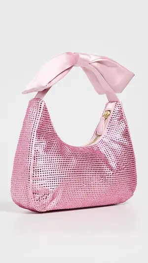 Stoney Clover Lane Rhinestone Embellished Bow Handle Bag
