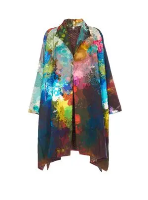 YAVI Multicolor Jacket With Open Silhouette