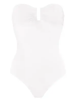 ERES Cassiopée Bustier Swimsuit - White