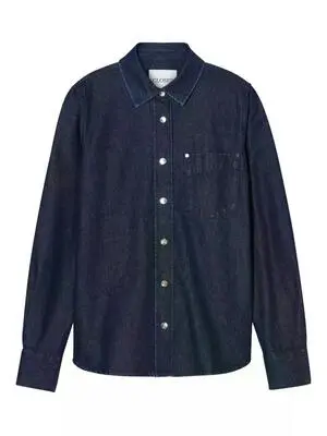 Closed Button-fastening Pocket Shirt