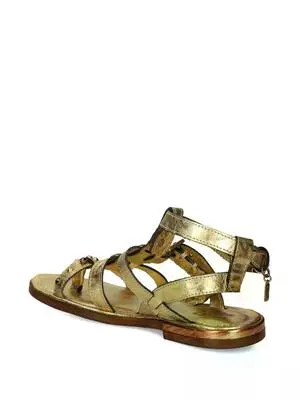 A.S.98 Grant Studded Buckled Flat Sandals
