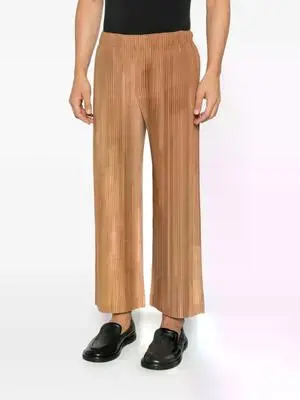 Issey Miyake Plissé Straight-leg Trousers