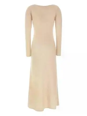 THE GARMENT Roma Long-sleeve Boat-neck Maxi Dress - Neutrals