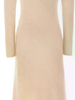 THE GARMENT Roma Long-sleeve Boat-neck Maxi Dress - Neutrals