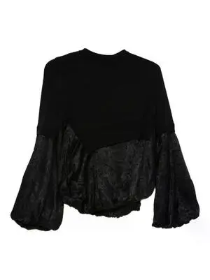 Noir Kei Ninomiya Trimmed Blouses