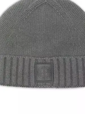 Stone Island Logo-patch Beanie