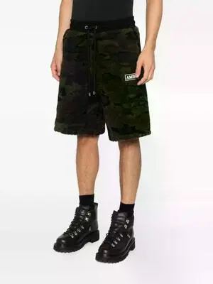 Amiri Fleece Camo Shorts