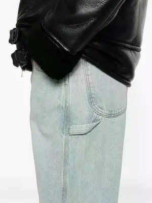 MSGM Cotton Straight Jeans - Blue